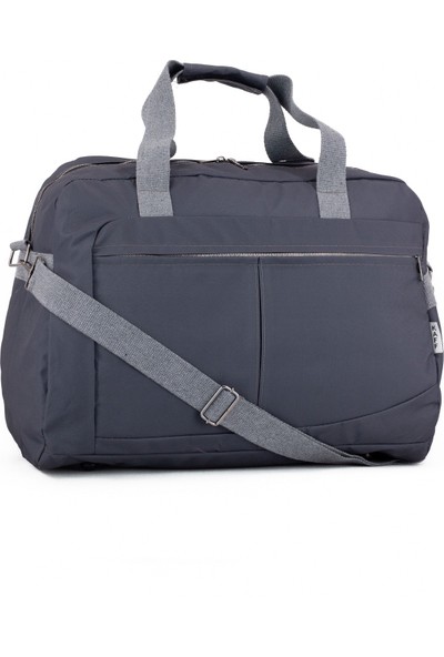 Kaff Yeni Sezon Koyu Gri Cepli Uzun Askılı Unisex Spor ve Seyahat Çantası Kaff Yeni Sezon Koyu Gri Cepli Uzun Askılı Unisex Spor ve Seyahat Çantası