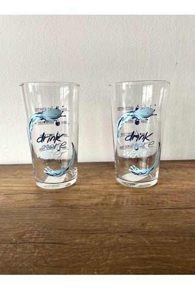 Elite Ölçülü Su Bardağı Drink More Water 2'li Set Elite Ölçülü Su Bardağı Drink More Water 2'li Set