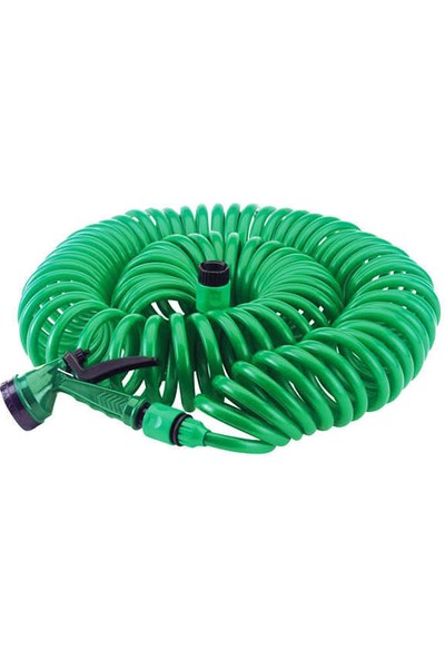 Garden Spiral Sulama Hortumu 10MT 7 Fonksiyonlu Garden Spiral Sulama Hortumu 10MT 7 Fonksiyonlu