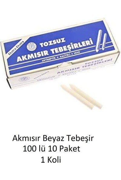 Özer Tozsuz Beyaz Tebeşir 144 Adet Özer Tozsuz Beyaz Tebeşir 144 Adet