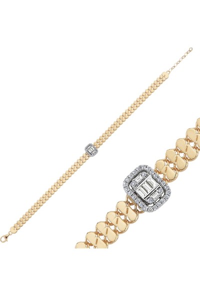 Livia 14 Ayar 1,05 Karat Pırlanta Bileklik Livia 14 Ayar 1,05 Karat Pırlanta Bileklik