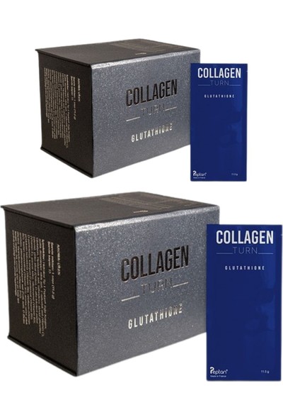 Collagen Turn Doğal ve Saf Çilek Aromalı Turn Kolajen 30 Günlük - 30 Adet/şase x 11,5 gr / 2 Kutu Collagen Turn Doğal ve Saf Çilek Aromalı Turn Kolajen 30 Günlük - 30 Adet/şase x 11,5 gr / 2 Kutu