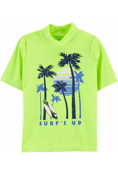Erkek Çocuk Güneş Koruyuculu Tshirt Sarı Erkek Çocuk Güneş Koruyuculu Tshirt Sarı