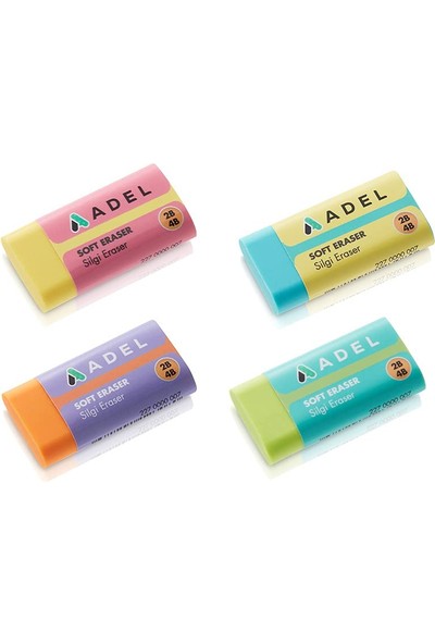 Adel Soft Silgi 2b/4b - 4 Adet