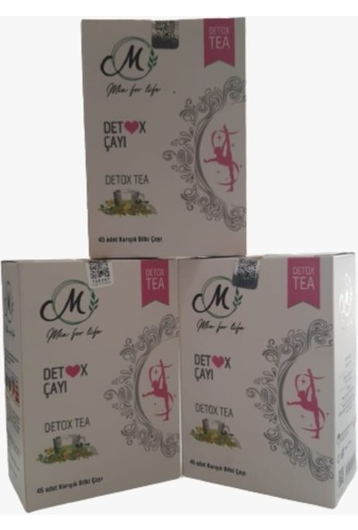 Detox Karışık Bitki Çayı 45 Süzen Poşet 3'lü Detox Karışık Bitki Çayı 45 Süzen Poşet 3'lü