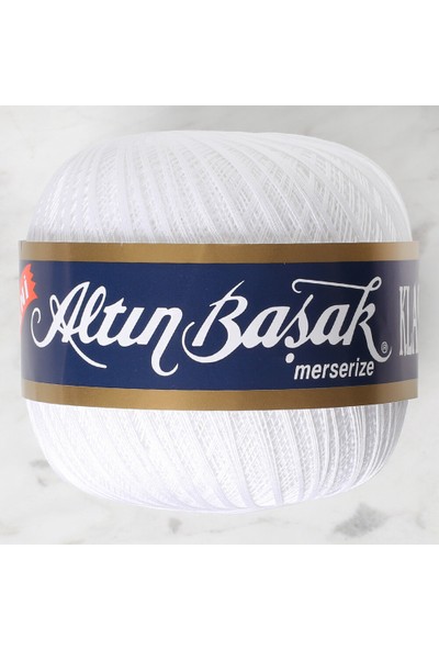 Altınbaşak Klasik No:60 Beyaz Dantel Ipi