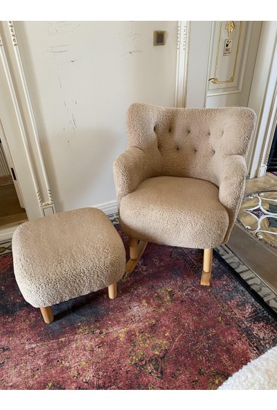 Creatizm Home Daisy Salıncak ve Puf Takım