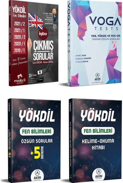 Akın Dil Akın Dil-Modadil Fen Bilimleri Özgün Soru + Kelime-Okuma + Voga Tests + Çıkmış Sorular Akın Dil Akın Dil-Modadil Fen Bilimleri Özgün Soru + Kelime-Okuma + Voga Tests + Çıkmış Sorular