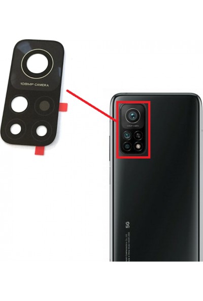 Telefon Kulübesi Xiaomi Mi 10T Pro Kamera Camı Lensi Telefon Kulübesi Xiaomi Mi 10T Pro Kamera Camı Lensi