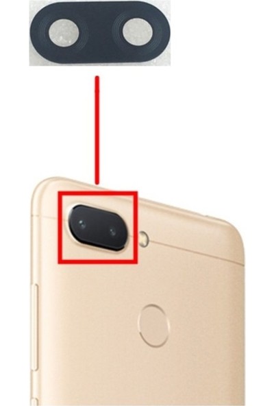 Telefon Kulübesi Xiaomi Redmi 6 Kamera Camı Lensi Telefon Kulübesi Xiaomi Redmi 6 Kamera Camı Lensi