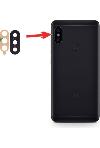 Telefon Kulübesi Xiaomi Redmi Note 6 Pro Kamera Camı Lensi Telefon Kulübesi Xiaomi Redmi Note 6 Pro Kamera Camı Lensi