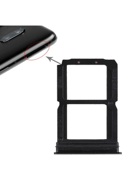 Telefon Kulübesi Oneplus 6t Sim Kapağı Tepsisi Black Telefon Kulübesi Oneplus 6t Sim Kapağı Tepsisi Black