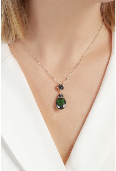 Yüzük Ustası Tasarım Kadın Gümüş Kolye