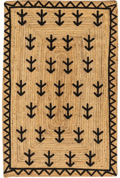 Cool Halı Bolero X-10 Naturel Siyah Jüt Halı El Dokuma Natural Hasır Halı El Örgü Jüt Kilim 80X150 Cool Halı Bolero X-10 Naturel Siyah Jüt Halı El Dokuma Natural Hasır Halı El Örgü Jüt Kilim 80X150