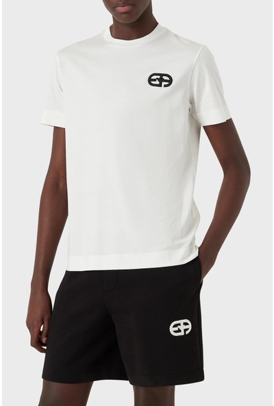 Emporio Armani Logolu Regular Fit Bisiklet Yaka Pamuklu T Shirt Erkek T Shirt 3L1TFU 1juvz 0101 Emporio Armani Logolu Regular Fit Bisiklet Yaka Pamuklu T Shirt Erkek T Shirt 3L1TFU 1juvz 0101