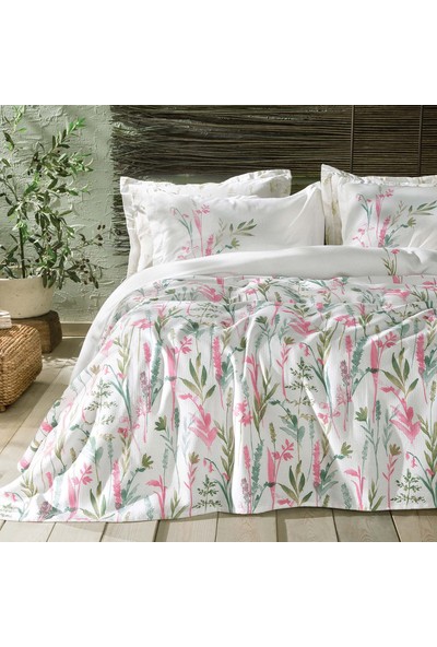 Yataş Bedding Hana Tek Kişilik Pike Takımı - Pembe Yataş Bedding Hana Tek Kişilik Pike Takımı - Pembe