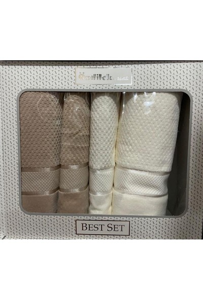 Özdilek Hamam Seti Bright Krem-Bej Best Set
