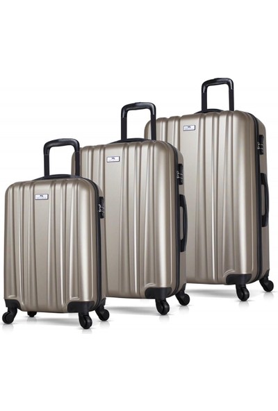 My Valice Expo 3 Lü Valiz Seti Gold