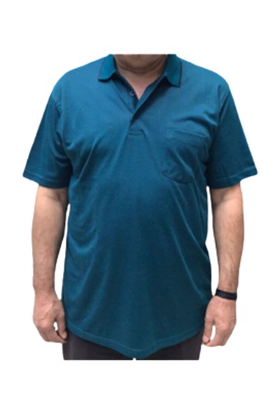 Gigi Giyim Polo Yaka Cep Detaylı Erkek Tişört