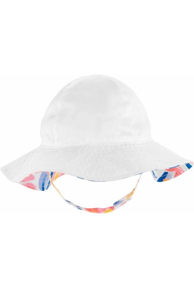 Kız Bebek Şapka Beyaz