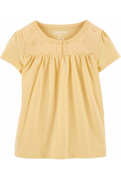Küçük Kız Çocuk Tshirt Sarı