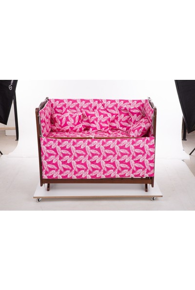 Hugoybedding 60 cm x 120 cm Pollycotton Lüks Bebek Uyku Seti Pembe Beyaz Kuş Tüyü Temalı (10 Parça) Hugoybedding 60 cm x 120 cm Pollycotton Lüks Bebek Uyku Seti Pembe Beyaz Kuş Tüyü Temalı (10 Parça)