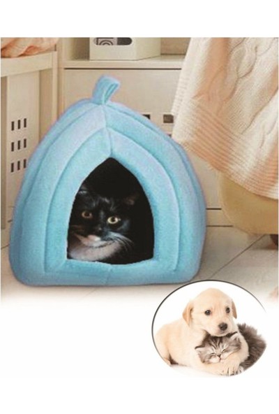 Pet Hut Polar Kedi ve Köpek Yatağı - Mavi