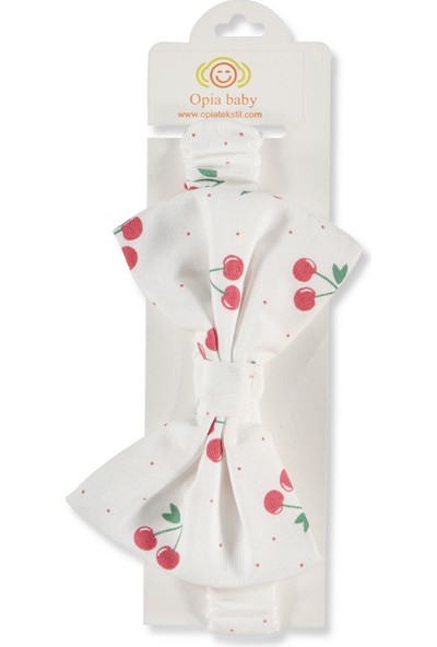Opia Fiyonk Kız Bebek Bandana