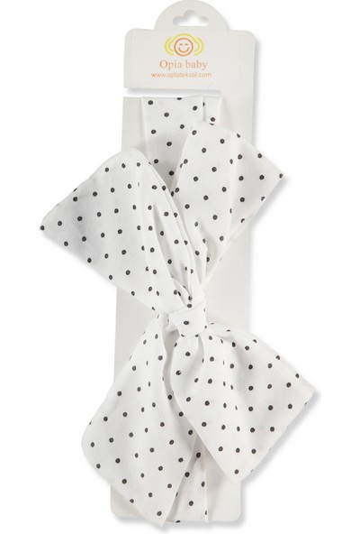 Opia Bağlanılabilir Fiyonk Kız Bebek Bandana