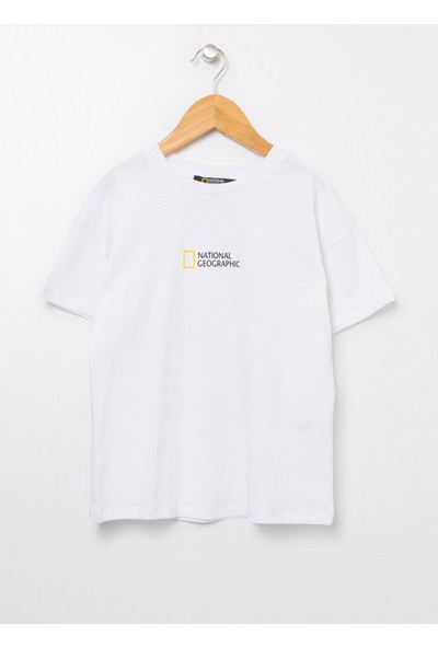 National Geographic Moregırl Beyaz Bisiklet Yaka Oversize Kız Çocuk T-Shirt National Geographic Moregırl Beyaz Bisiklet Yaka Oversize Kız Çocuk T-Shirt