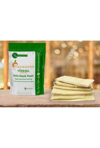Kayısıevim Üzüm Köpük Pestili 250 gr Kayısıevim Üzüm Köpük Pestili 250 gr