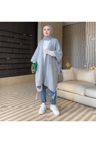 Gizay Püskül Detaylı Triko Yelek 2301