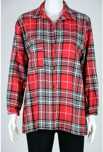 Kırmızı Cepli Kareli Oduncu Gömleği