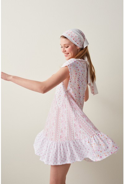 Floral Paisley Elbise