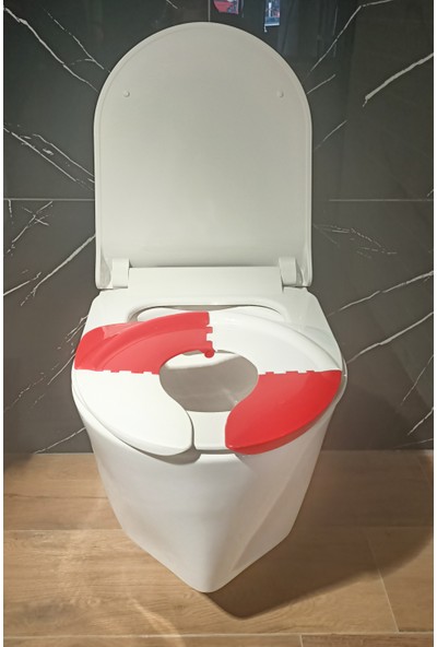 Beybi Kitt Çocuk Klozet Kapağı Adaptörü Katlanabilir Taşınabilir Hem Eğitici Hem Hijyen