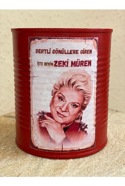 Çiçeklik Veya Kalemlik Olarak Kullanıbilir Kavanoz