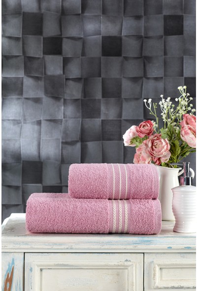 Casnack Veronica 2'li Banyo Havlu Seti ( 70x140 cm - 50x90 cm) Casnack Veronica 2'li Banyo Havlu Seti ( 70x140 cm - 50x90 cm)