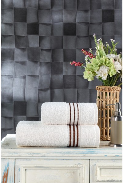 Casnack Veronica 2'li Banyo Havlu Seti ( 70x140 cm - 50x90 cm) Casnack Veronica 2'li Banyo Havlu Seti ( 70x140 cm - 50x90 cm)