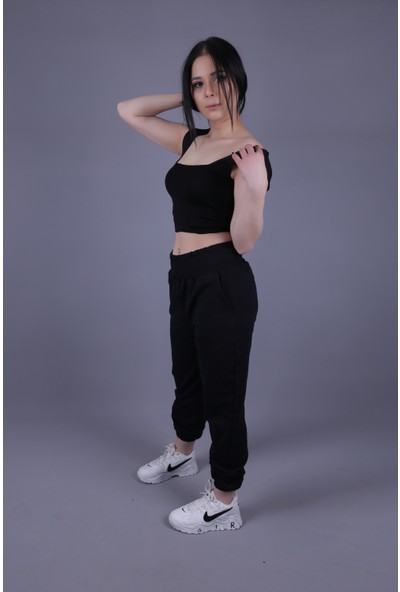 Eres Giyim Kalın Askılı Standart Beden Crop Eres Giyim Kalın Askılı Standart Beden Crop