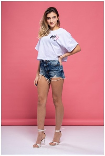 Wise Design By F.a. Fırst Lıpstıck T-Shirt