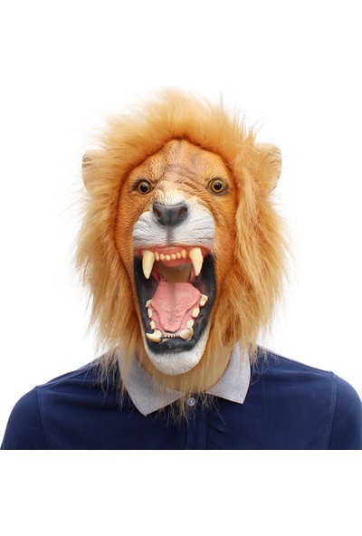 Allfun Aslan Lateks Maske Cadılar Bayramı Cosplay Bar Partisi Hayvan Maskesi (Yurt Dışından) Allfun Aslan Lateks Maske Cadılar Bayramı Cosplay Bar Partisi Hayvan Maskesi (Yurt Dışından)