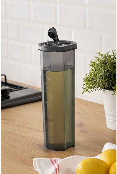 Meleni Home Ölçekli Yağdanlık - Sıvı Yağlık Sirkelik 1000 ml Meleni Home Ölçekli Yağdanlık - Sıvı Yağlık Sirkelik 1000 ml