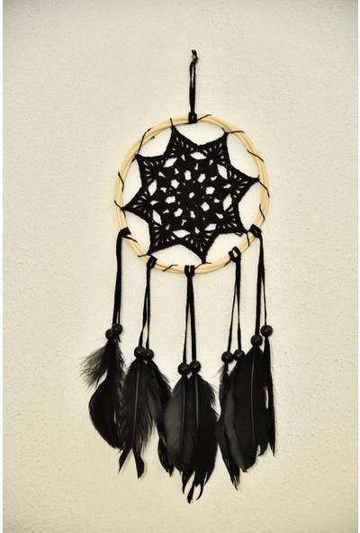 Dream Catcher 15CM Siyah Dantel