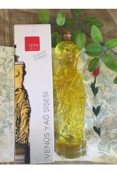 Venüs Özel Tasarım Dekoratif Cam Yağ Şişesi