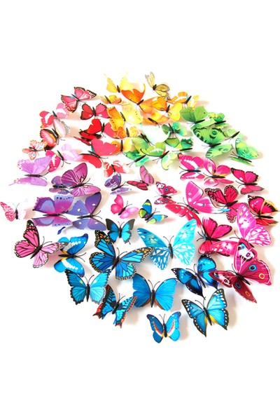 Allfun 36 Adet 3D Simülasyon Kelebek Duvar Çıkartmaları Buzdolabı Çıkartmaları Buzdolabı Mıknatısı (Yurt Dışından) Allfun 36 Adet 3D Simülasyon Kelebek Duvar Çıkartmaları Buzdolabı Çıkartmaları Buzdolabı Mıknatısı (Yurt Dışından)