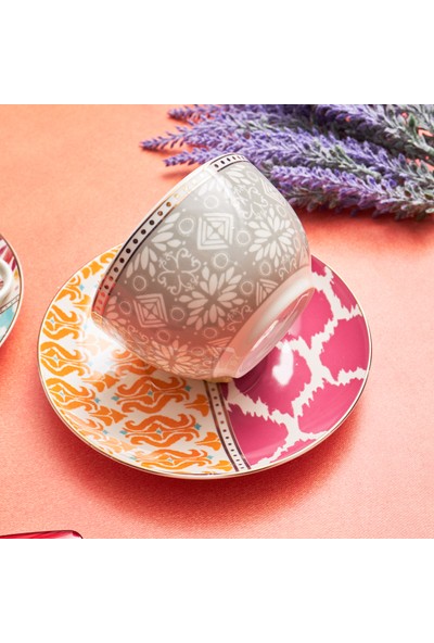 Karaca Ibiza Pembe Çay Seti