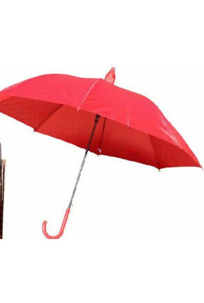 BRK Home Şeffaf Şemsiye Kırmızı