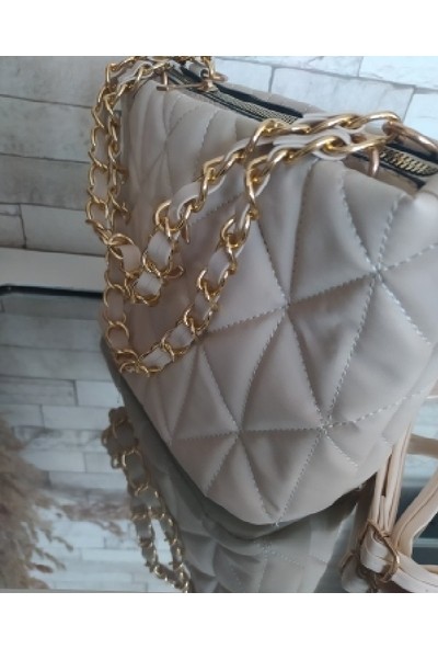 David Polo Gold Zincir Askılı Omuz ve Kol Çantası David Polo Gold Zincir Askılı Omuz ve Kol Çantası