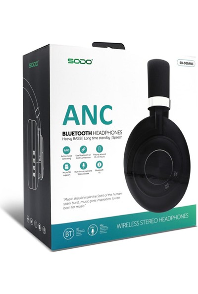 ANC900 Katlanabilir Kulaküstü Bluetooth Kulaklık