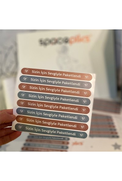 Spacepiks Kargo Paketleme Şerit Sticker 15X1,5 cm 110 Adet Spacepiks Kargo Paketleme Şerit Sticker 15X1,5 cm 110 Adet